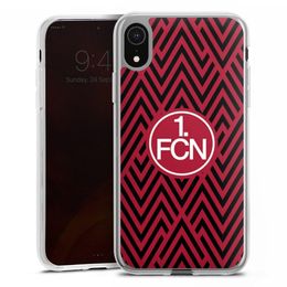 DeinDesign iPhone Xr Handy Silikon H&uuml;lle Case transparent Handyh&uuml;lle 1. Fcn Bundesliga 1. Fc N&uuml;rnberg Silikon Case