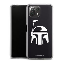 DeinDesign Xiaomi Mi 11 Lite 5G NE Handy Silikon H&uuml;lle Case transparent Handyh&uuml;lle The Mandalorian Star Wars Boba Fett Silikon Case