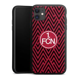 DeinDesign iPhone 11 Handy Premium Silikon H&uuml;lle Handyh&uuml;lle schwarz Case 1. Fc N&uuml;rnberg Bundesliga 1. Fcn Silikon Premium Case