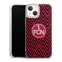 DeinDesign iPhone 13 Mini Handy Slim Case Silikon Handyh&uuml;lle transparent H&uuml;lle extra d&uuml;nn 1. Fcn Bundesliga 1. Fc N&uuml;rnberg Silikon Slim Case