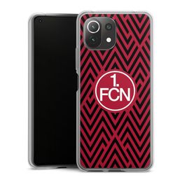 DeinDesign Xiaomi Mi 11 Lite 5G NE Handy Silikon H&uuml;lle Case transparent Handyh&uuml;lle Bundesliga 1. Fc N&uuml;rnberg 1. Fcn Silikon Case