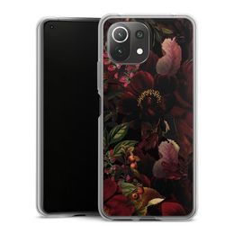 DeinDesign Xiaomi Mi 11 Lite 5G NE Handy Silikon H&uuml;lle Case transparent Handyh&uuml;lle Flowers Meadow Utart Silikon Case