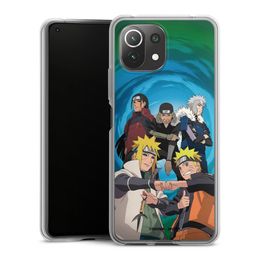 DeinDesign Xiaomi Mi 11 Lite 5G NE Handy Silikon H&uuml;lle Case transparent Handyh&uuml;lle Naruto Shippuden Hokage Official Licensed Product Silikon Case