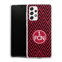 DeinDesign Galaxy A33 5G Handy Silikon H&uuml;lle Case transparent Handyh&uuml;lle 1. Fc N&uuml;rnberg Bundesliga 1. Fcn Silikon Case