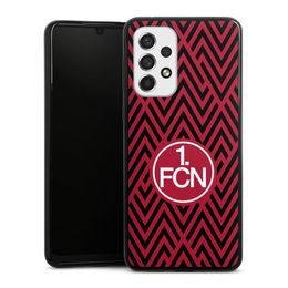 DeinDesign Galaxy A33 5G Handy Slim Case extra d&uuml;nn Silikon Handyh&uuml;lle schwarz H&uuml;lle 1. Fc N&uuml;rnberg Bundesliga 1. Fcn Silikon Slim Case