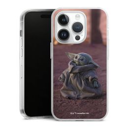 DeinDesign iPhone 14 Pro Handy Case Handyh&uuml;lle transparent H&uuml;lle The Child Star Wars Baby Yoda Hard Case