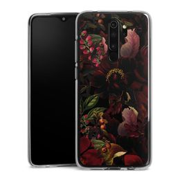 DeinDesign Xiaomi Redmi Note 8 Pro Handy Silikon H&uuml;lle Case transparent Handyh&uuml;lle Flowers Meadow Utart Silikon Case