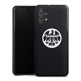 DeinDesign Galaxy A32 5G Handy Silikon H&uuml;lle Case schwarz Handyh&uuml;lle Eintracht Frankfurt Logo Eagle