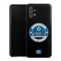 DeinDesign Galaxy A32 5G Handy Silikon H&uuml;lle Case schwarz Handyh&uuml;lle Logo Hamburger Sv Hsv