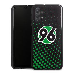 DeinDesign Galaxy A32 5G Handy Silikon H&uuml;lle Case schwarz Handyh&uuml;lle Hannover 96 Muster Logo