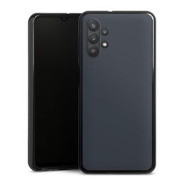 DeinDesign Galaxy A32 5G Handy Silikon H&uuml;lle Case schwarz Handyh&uuml;lle Anthracite Unicoloured Grey