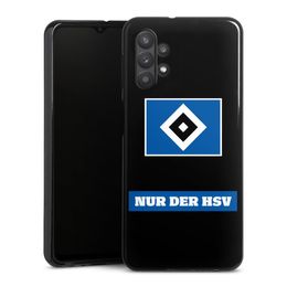 DeinDesign Galaxy A32 5G Handy Silikon H&uuml;lle Case schwarz Handyh&uuml;lle Statement Hsv Hamburger Sv