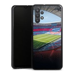 DeinDesign Galaxy A32 5G Handy Silikon H&uuml;lle Case schwarz Handyh&uuml;lle Fc Bayern M&uuml;nchen Stadium Fcb