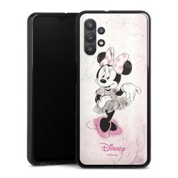 DeinDesign Galaxy A32 5G Handy Silikon H&uuml;lle Case schwarz Handyh&uuml;lle Minnie Mouse Vintage Disney