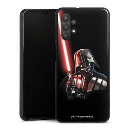 DeinDesign Galaxy A32 5G Handy Silikon H&uuml;lle Case schwarz Handyh&uuml;lle Darth Vader Merchandise Star Wars