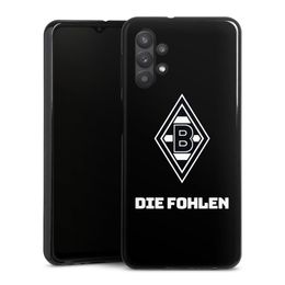 DeinDesign Galaxy A32 5G Handy Silikon H&uuml;lle Case schwarz Handyh&uuml;lle Gladbach Borussia M&ouml;nchengladbach Die Fohlen