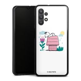 DeinDesign Galaxy A32 5G Handy Silikon H&uuml;lle Case schwarz Handyh&uuml;lle Official Licensed Product Snoopy Dog