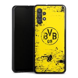 DeinDesign Galaxy A32 5G Handy Silikon H&uuml;lle Case schwarz Handyh&uuml;lle Bvb Borussia Dortmund Official Licensed Product