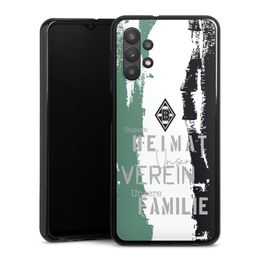 DeinDesign Galaxy A32 5G Handy Silikon H&uuml;lle Case schwarz Handyh&uuml;lle Borussia M&ouml;nchengladbach Statement Official Licensed Product