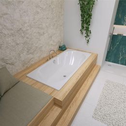 Kaldewei CLASSIC DUO Rechteck-Badewanne, Einbau, 290700013001, 107