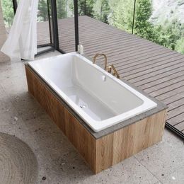 Kaldewei CAYONO DUO Rechteck-Badewanne, Einbau, 272500013001, 725
