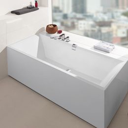 Villeroy & Boch Villeroy & Boch Squaro Edge 12 Rechteck-Badewanne, Einbau, UBQ170SQE2DV-RW,