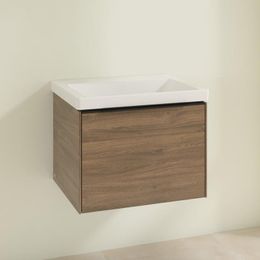 Villeroy & Boch Villeroy & Boch Subway 3.0 Schrank mit Waschtisch, 1 Auszug, 4A7063RW+C57701VH,