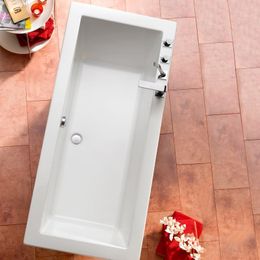 Ottofond Cubic Rechteck-Badewanne, Einbau, 863201+990194,