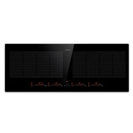 Klarstein Masterzone 90 Slim Flex Induktionskochfeld Einbau 4 Kochzonen 2 Flex-Zonen ThermoBoost Smart Flex Technology max. 7200 Watt