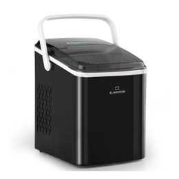Klarstein Arctic Porter Eisw&uuml;rfelmaschine Bullet-Eis 12kg/24h Edelstahl Schwarz