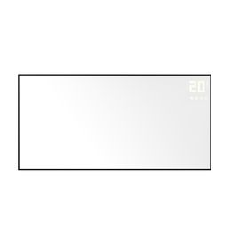 Klarstein Wonderwall Smart Bornholm Infrarotheizung 130x65cm App 770W 770 Watt Schwarz