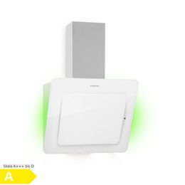 Klarstein Helena 60 Dunstabzugshaube 553 m&sup3;/h LED-Display wei&szlig; Wei&szlig;