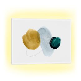 Klarstein Mojave 750 smart 2-in-1 Heizger&auml;t Infrarot Konvektor 85x60cm 750W RGB-Licht