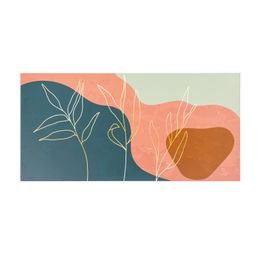 Klarstein Wonderwall Air Art Smart Infrarotheizung 60x120 cm 700W Wandinstallation App-Steuerung Goldene Linien