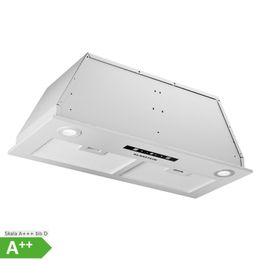 Klarstein Paolo 72 Dunstabzugshaube Einbau 72 cm 520 m&sup3;/h LED Touch A++ Wei&szlig;