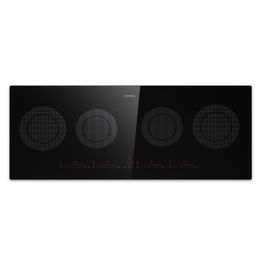 Klarstein Masterzone Slim Round Induktionskochfeld Einbau 4 Kochzonen ThermoBoost max. 7200 Watt