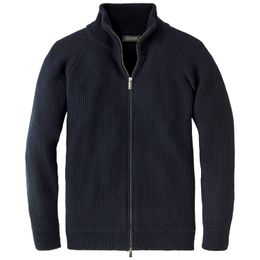 Seldom Herren-Strickjacke Zip S Dunkelblau