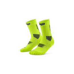 CEP Core Run Mid Cut Socks Bekleidung Damen gelb