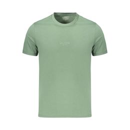 Guess Jeans Gr&uuml;nes Baumwoll-Herren-T-Shirt