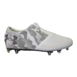 Under Armour UA Spotlight White Leder FG Football Stiefel - Herren