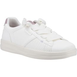 HEYDUDE Karina Duo Classic Polyurethan Damensneaker in Wei&szlig;