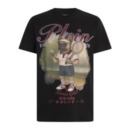 Philipp Plein Round Neck T-Shirt New York Tennis