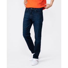 BOSS Orange Re.Maine Regular Fit Jeans aus dunkelblauem Comfort-Stretch-Denim