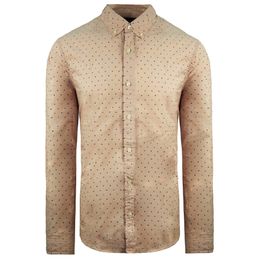 Scotch & Soda Scotch & Soda Bedrucktes Herrenhemd in Hellrosa