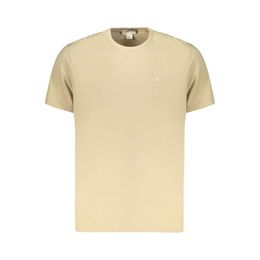 Calvin Klein Beiges Baumwoll-Herren-T-Shirt