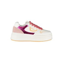Blauer Wei&szlig;er Polyurethan Damen Sneaker
