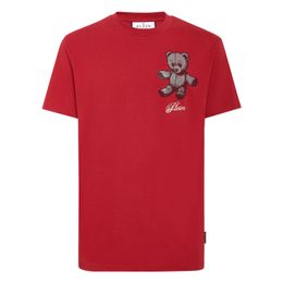 Philipp Plein T-Shirt Rundhalsausschnitt Ss Teddy