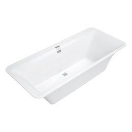 Villeroy & Boch Villeroy & Boch Squaro Edge 12 Rechteck-Badewanne, Einbau, UBQ180SQE7DV-RW,