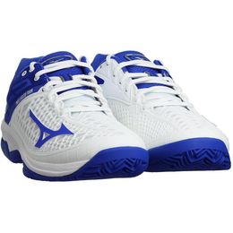 Mizuno Wave Exceed Tour 4 CC Damen Wei&szlig; Tennisschuhe