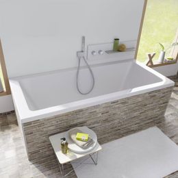 RepaBad Livorno Rechteck-Badewanne, Einbau, 0031888-0001,